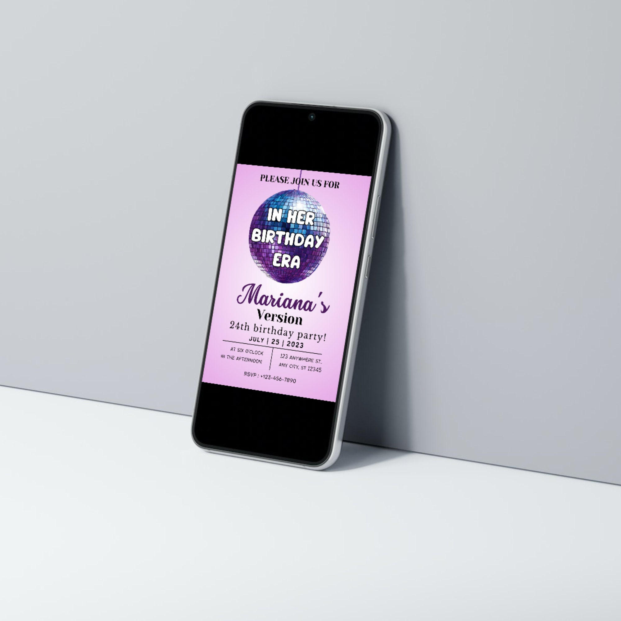 Editable Era Tour Invitation, Eras Birthday Invitation, Taylor Party ...