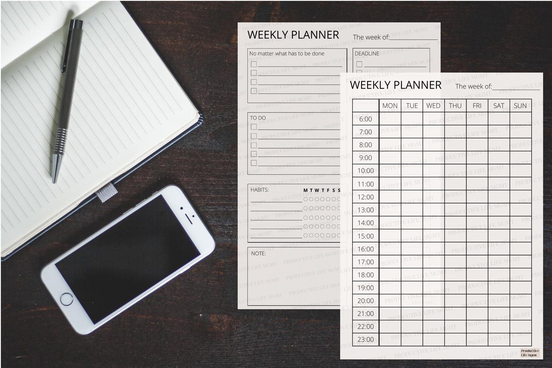 Digital Weekly Planner, Aesthetic Digital Planner, Personal Planner ...