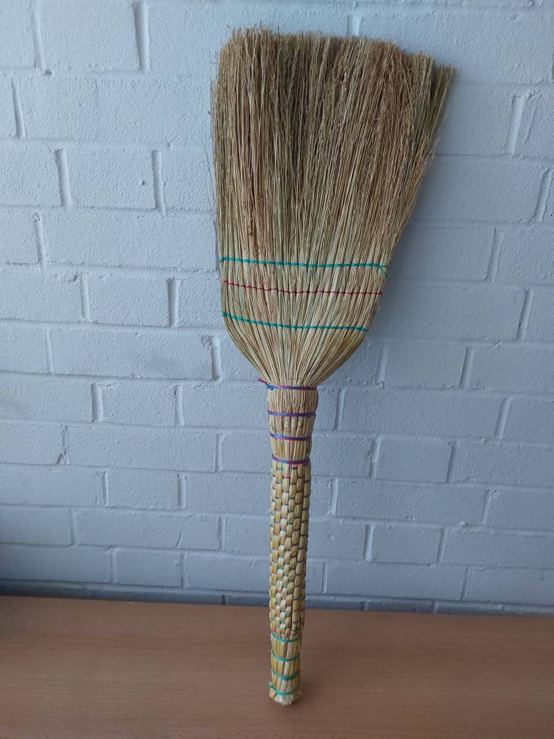 Handmade Straw Corn Broom: Traditional Home & Yard Decor - Etsy