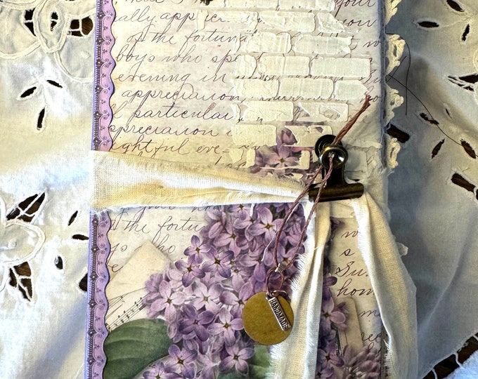 Handmade Junk Journal Lilacs - Etsy