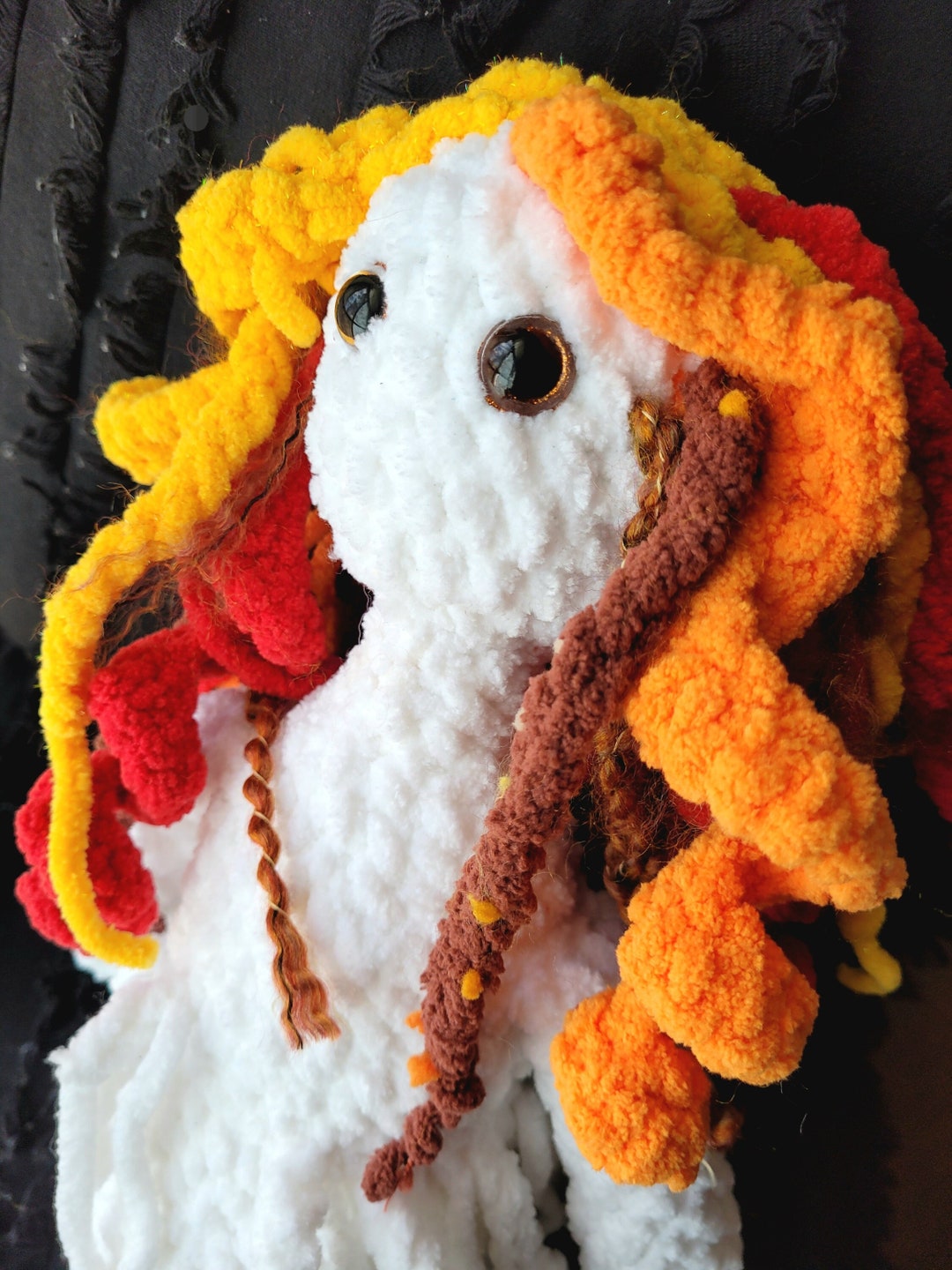 Flame the Melting Candle Fae Doll - Crochet Amigurumi - Etsy