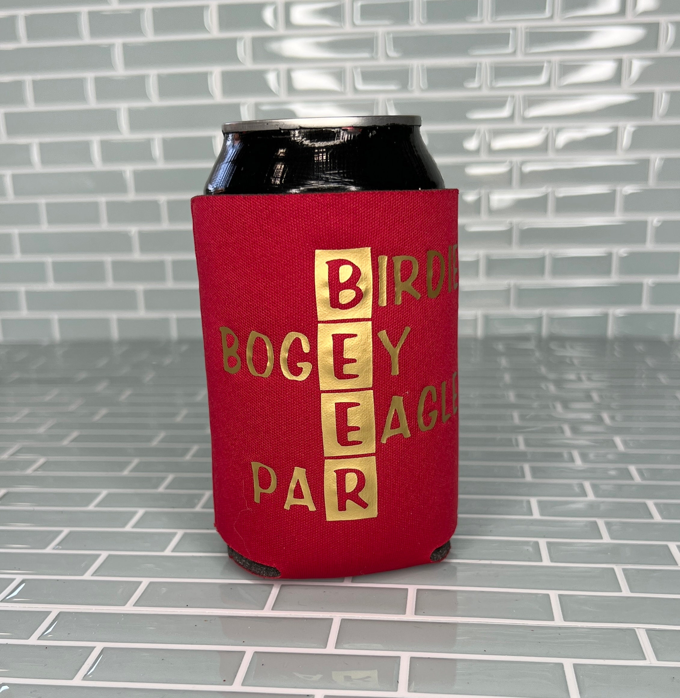 Birdie Bogey Eagle Par BEER Cozie Gift for Her Gift for - Etsy