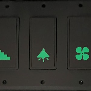 Light Switch Vinyls for Your Outlet Covers, Black, White or Glow in the ...