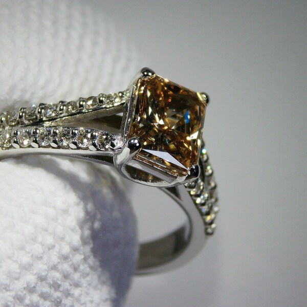 Brown Diamond Ring - Etsy