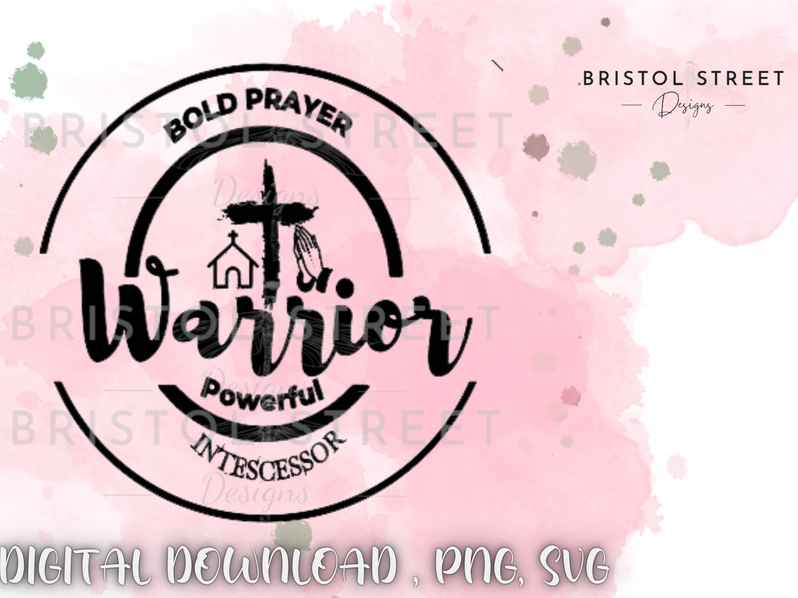 Prayer Warrior, SVG, Instant Download, Christian SVG, PNG, Christian ...