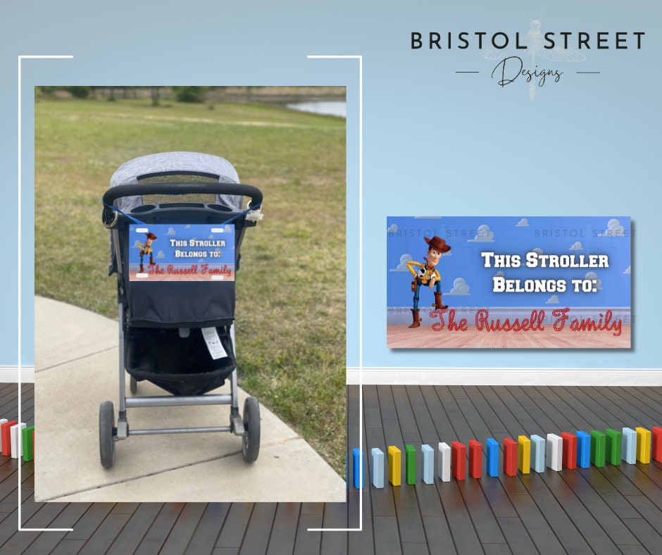 Disney Toy Story #2 Stroller Spotter, Tag, Custom Stroller Tag ...