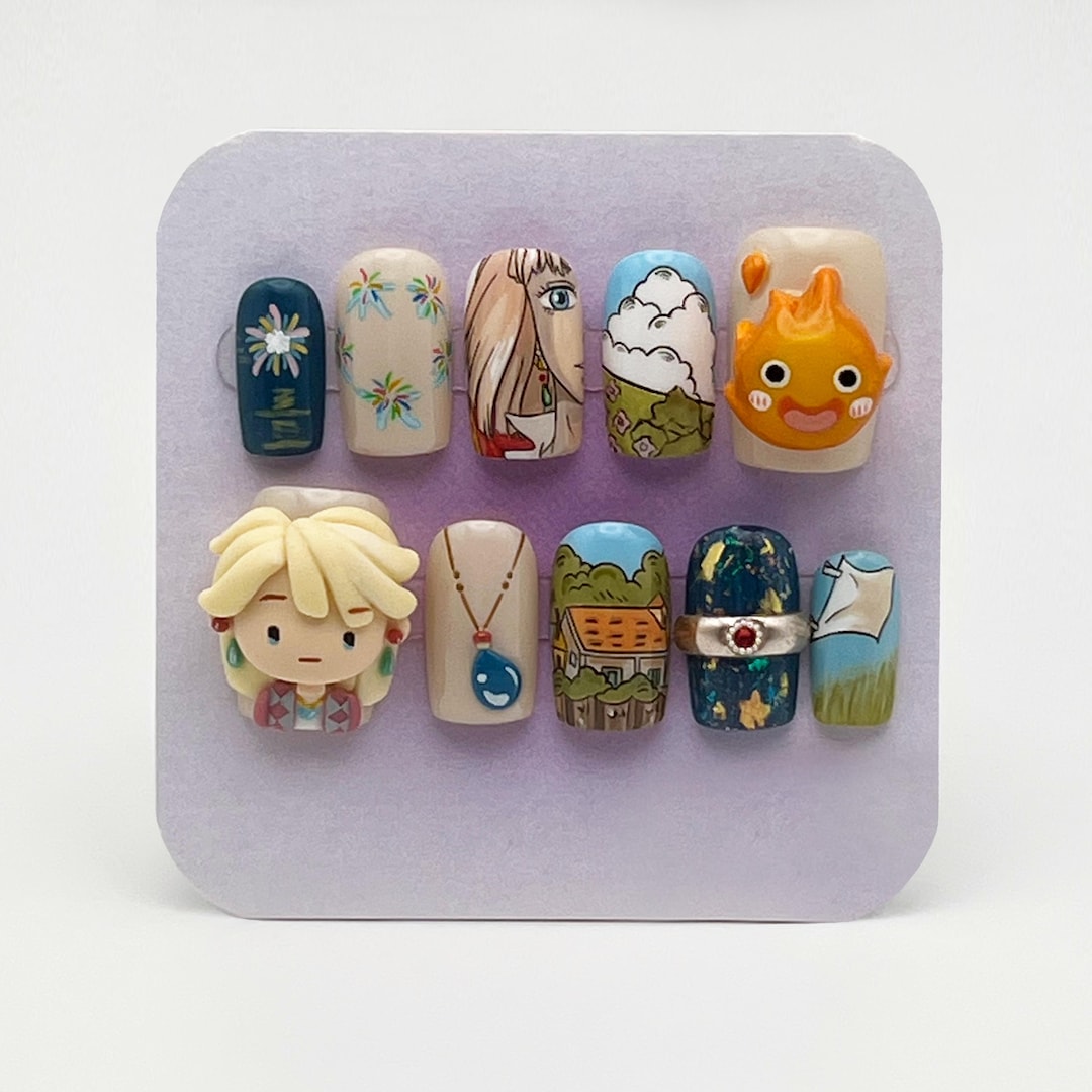 Studio Ghibli-3d Howl’s Moving Castle Calcifer Light-up Handpainted ...