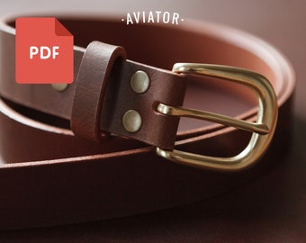 Belt End Template - Etsy