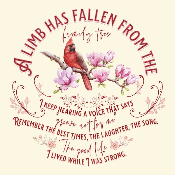 Fallen Limb Poem - Etsy
