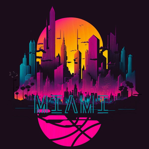 Retro Miami Decor - Etsy