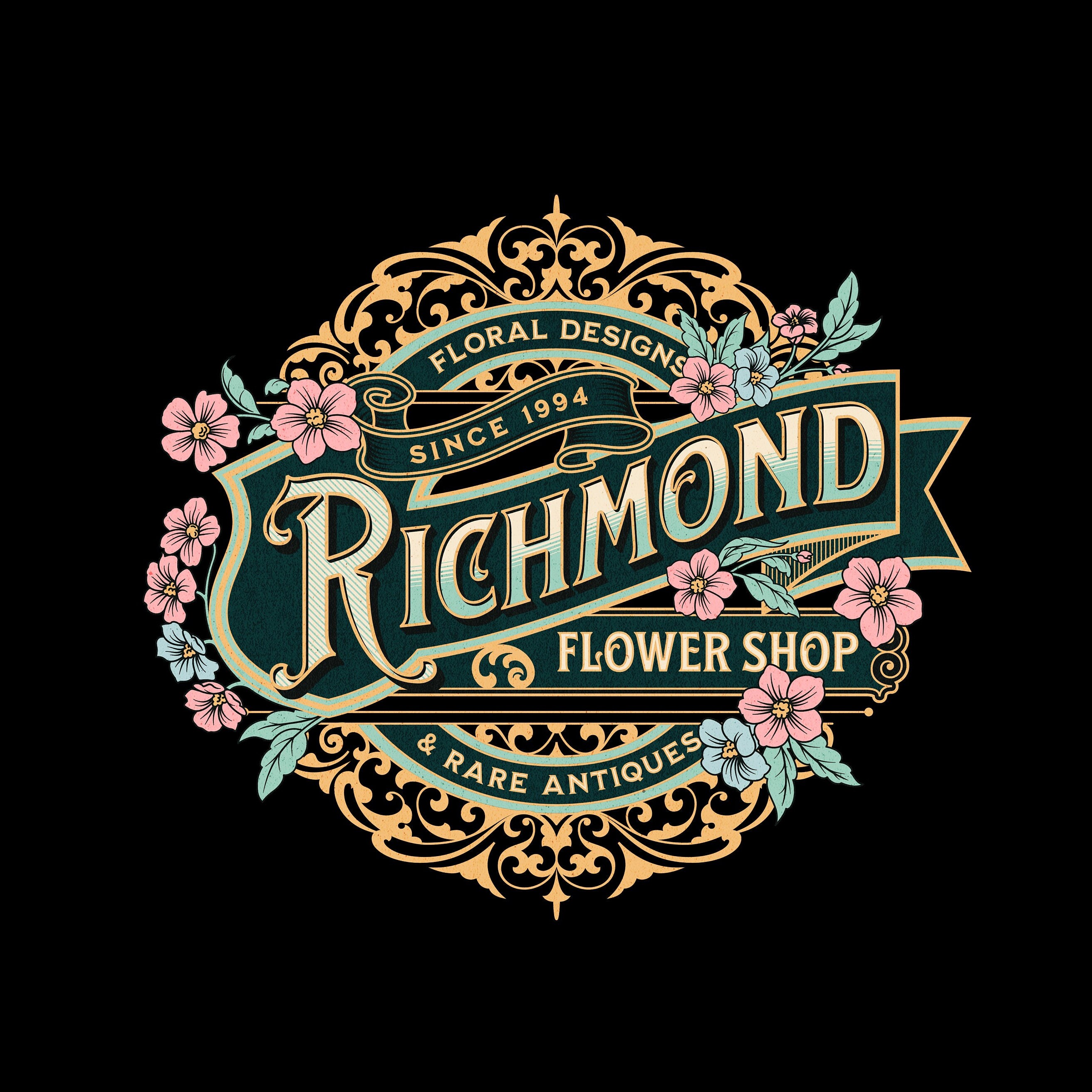 Victorian Vintage Logo Design
