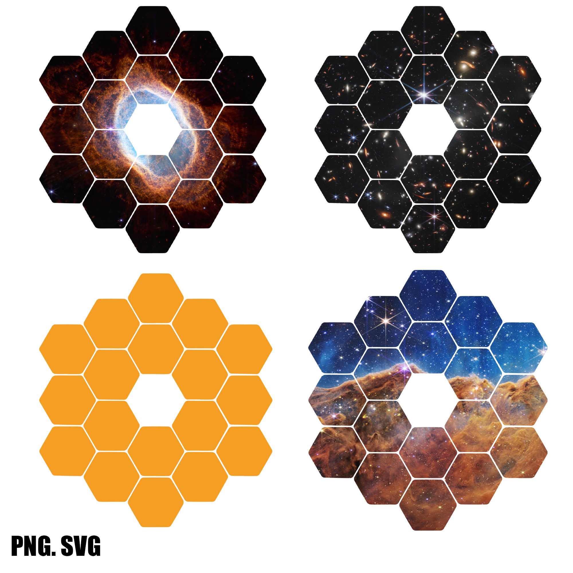 JWST James Webb Space Telescope Svg Png NASA Science - Etsy UK