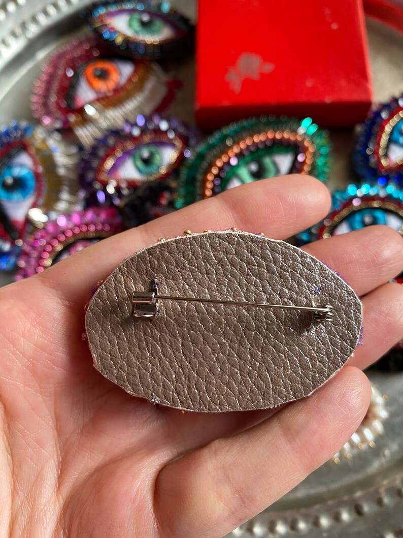 Charm Eye Brooch Pin Evil Eye Jewellery Evil Eye Brooch - Etsy