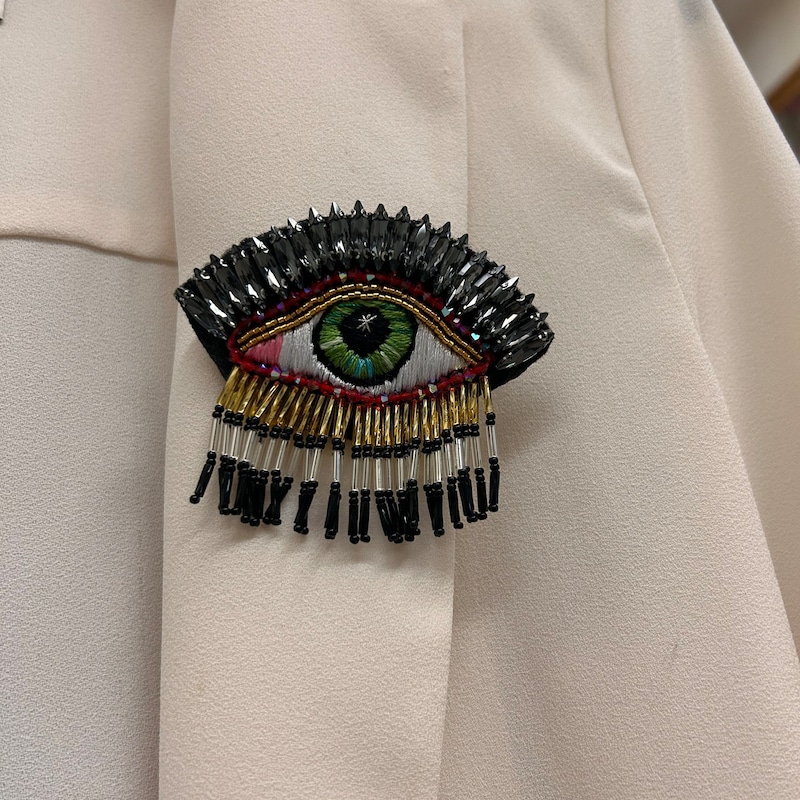 Eye Brooch - Etsy UK
