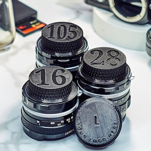 Custom Lens Caps 3D Printed With Your Logo or Custom Text for NIKON F ...