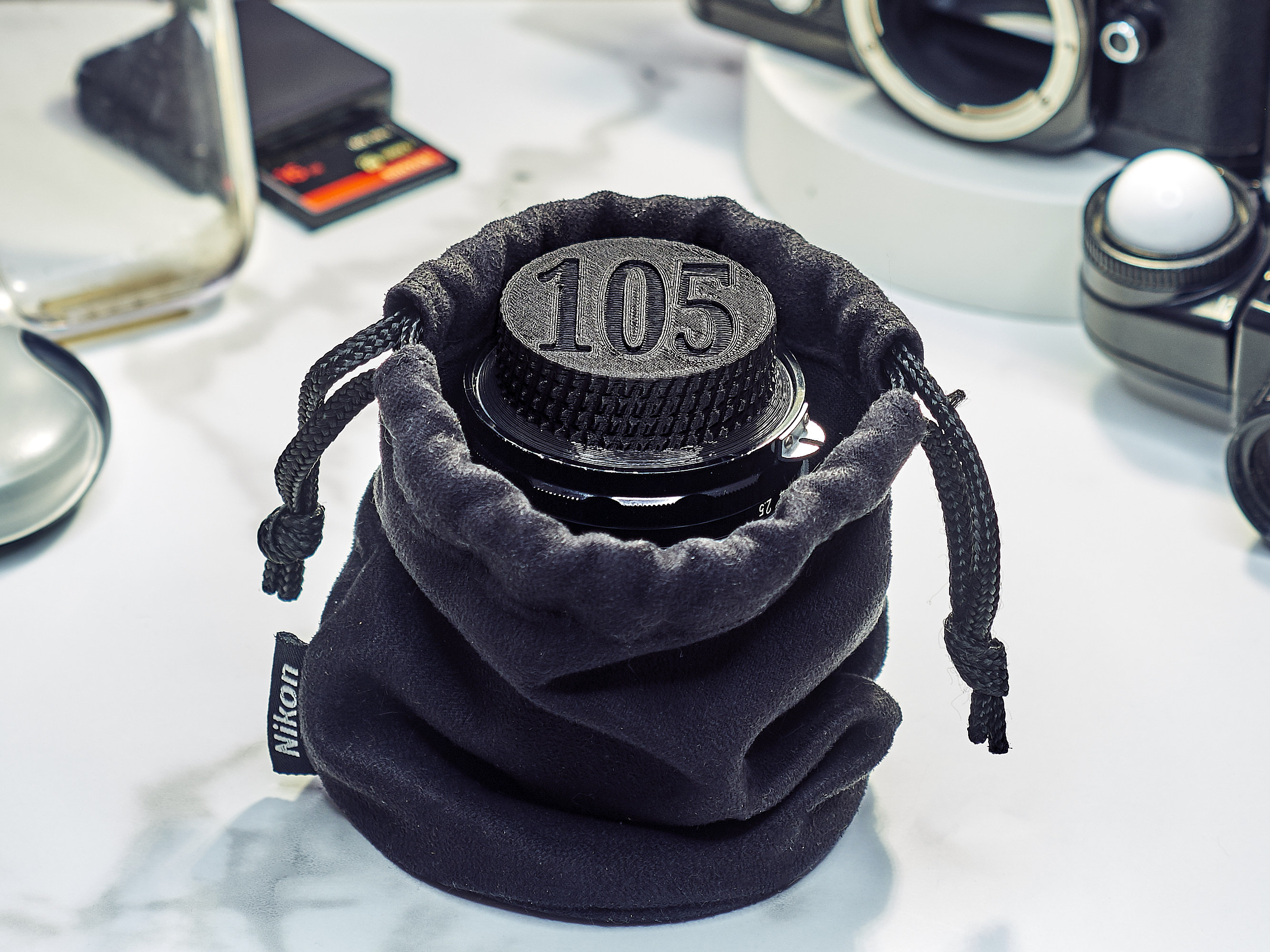 Custom Lens Caps - 3D Printed With Your Logo or Custom Text - for NIKON ...