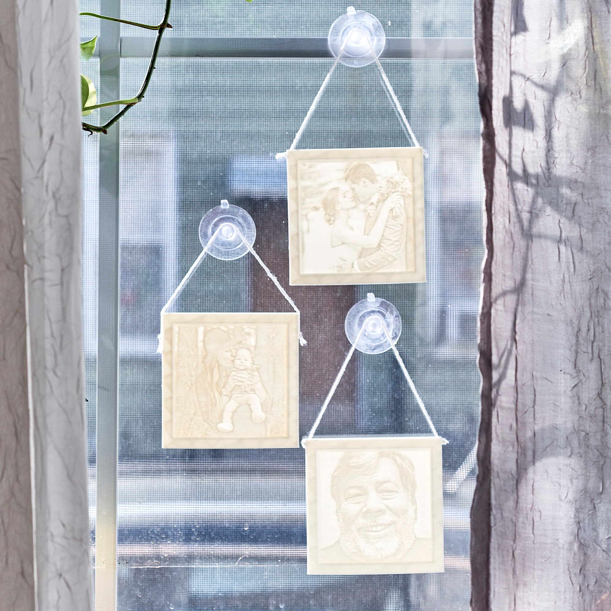 Creative Gifts - 3D Printed Lithographs of Your Photos! - Great Mothers Day, Wedding Anniversary ...