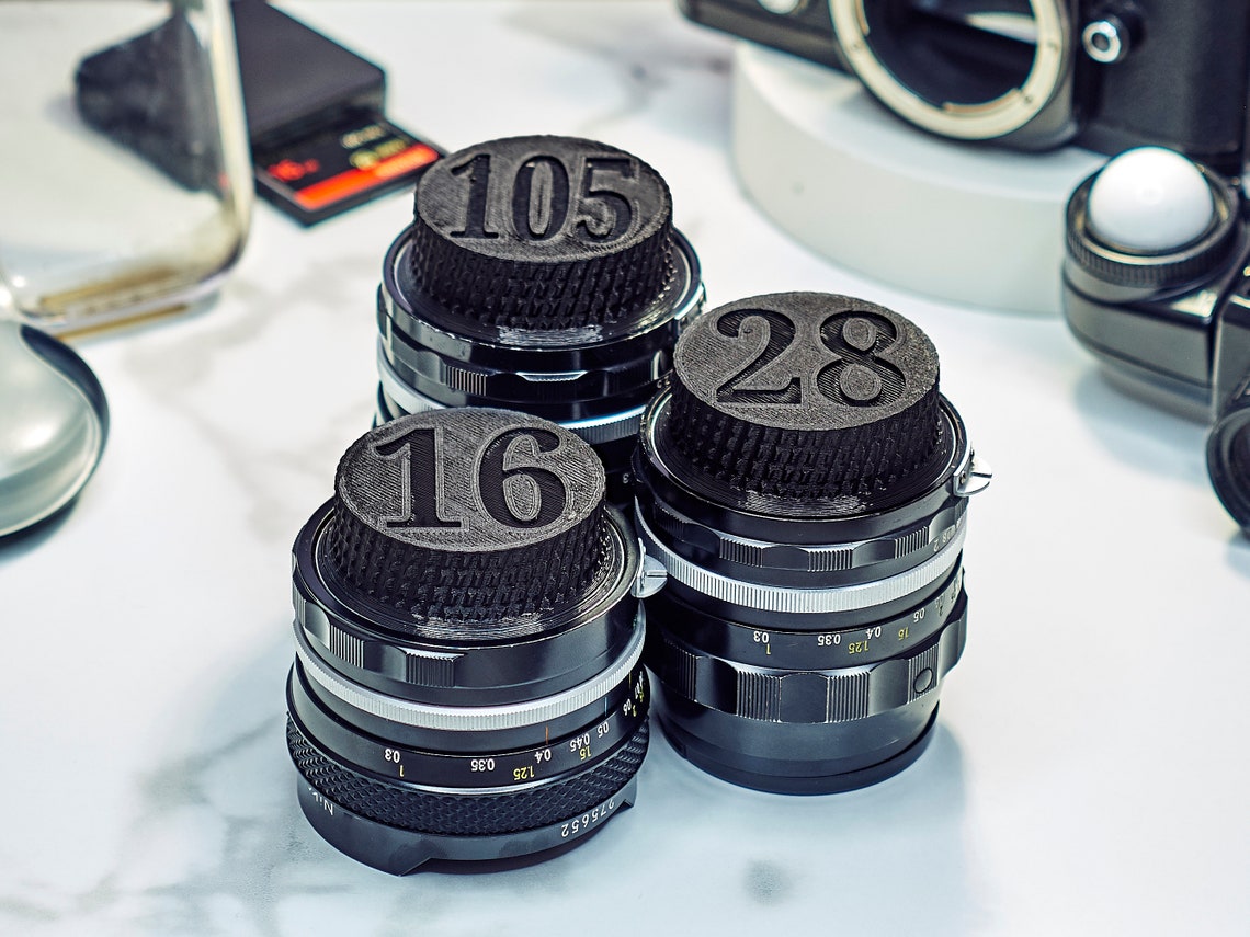 Custom Lens Caps 3D Printed With Your Logo or Custom Text - Etsy