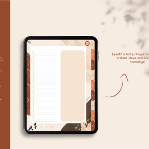 Aesthetic Digital Notebook With Tabs, ADHD Planner, Minimalist ...