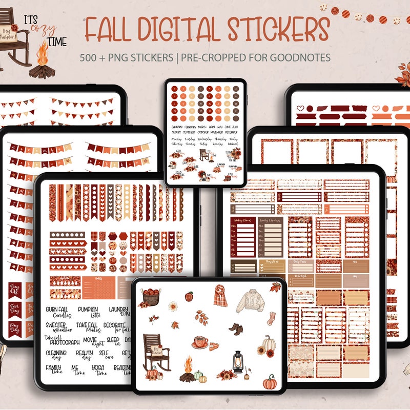 Fall Planner Stickers - Etsy