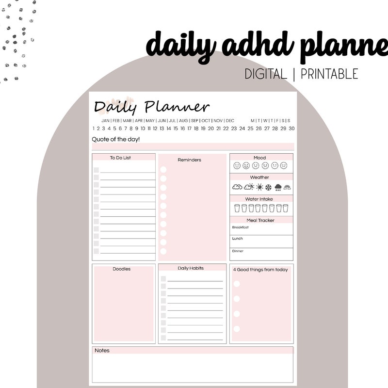 Adhd Planner Adult - Etsy