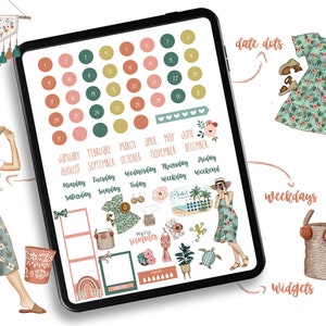 Digital Stickers Summertime | Goodnotes Stickers | Summer Stickers ...