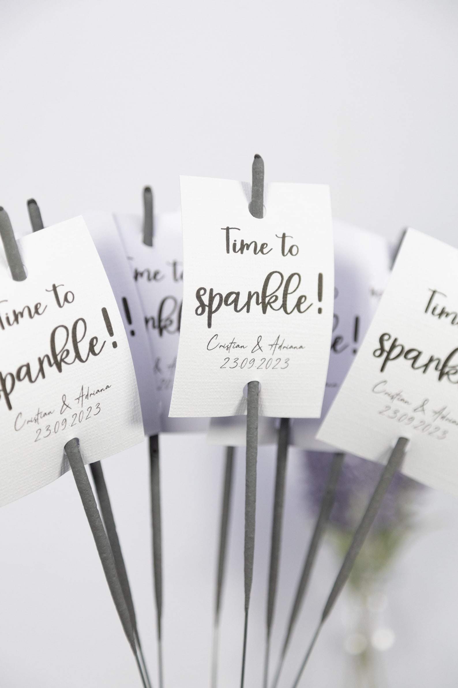 Wedding SPARKLER Tag Personalised Sparkler Wedding Sparkle - Etsy UK