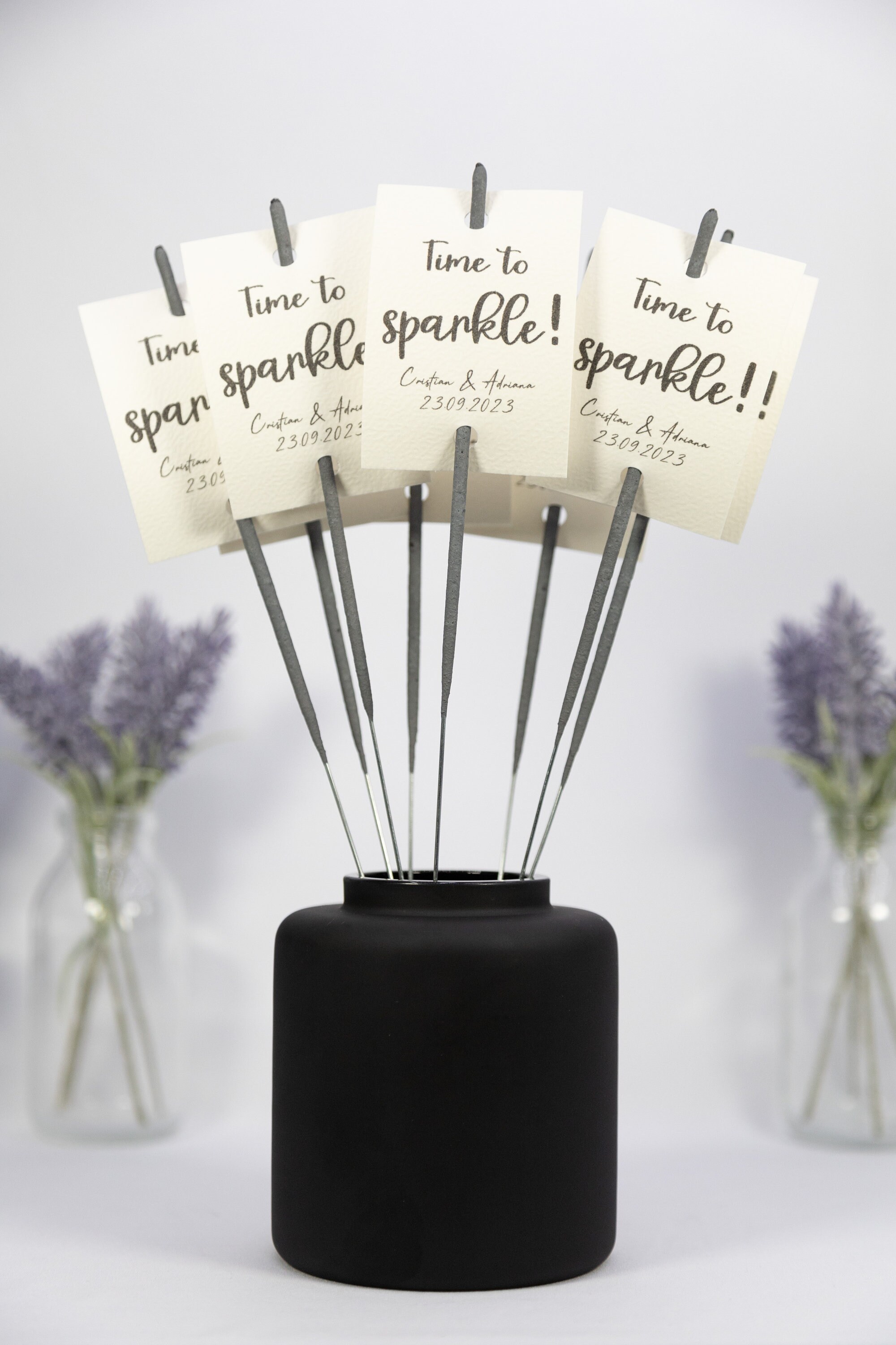 Wedding SPARKLER Tag Personalised Sparkler Wedding Sparkle - Etsy UK