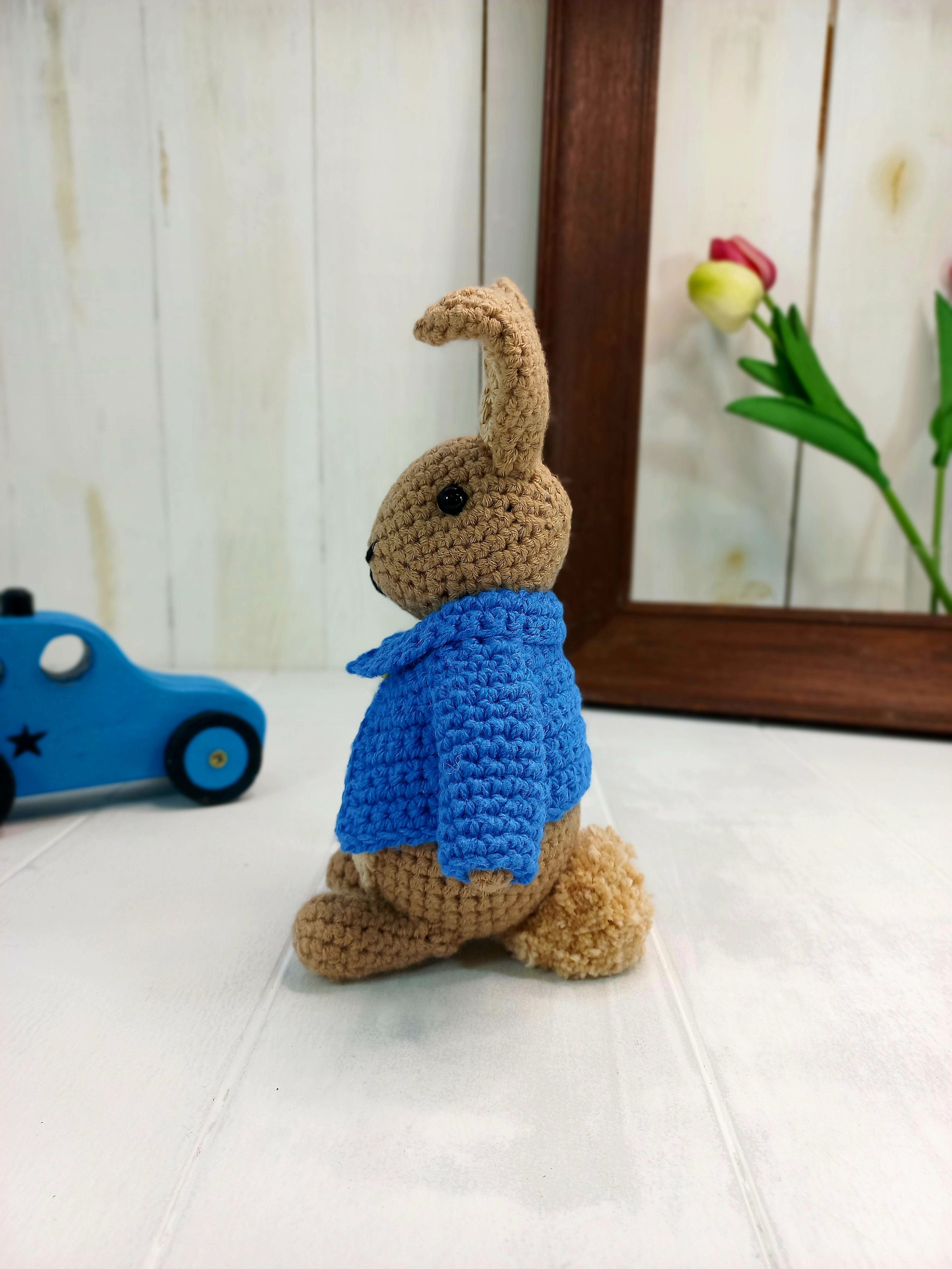 Small Peter Rabbit Crochet Pattern, Amigurumi Pattern, Amigurumi Rabbit ...