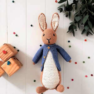 Medium - Peter Rabbit Crochet Pattern, Amigurumi Pattern, Amigurumi ...