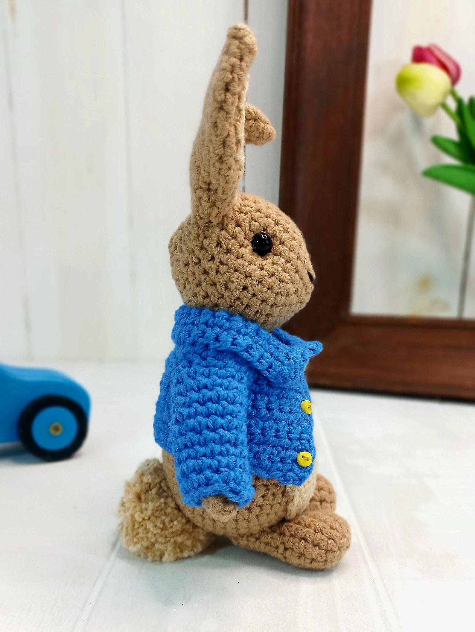 Small Peter Rabbit Crochet Pattern, Amigurumi Pattern, Amigurumi Rabbit ...
