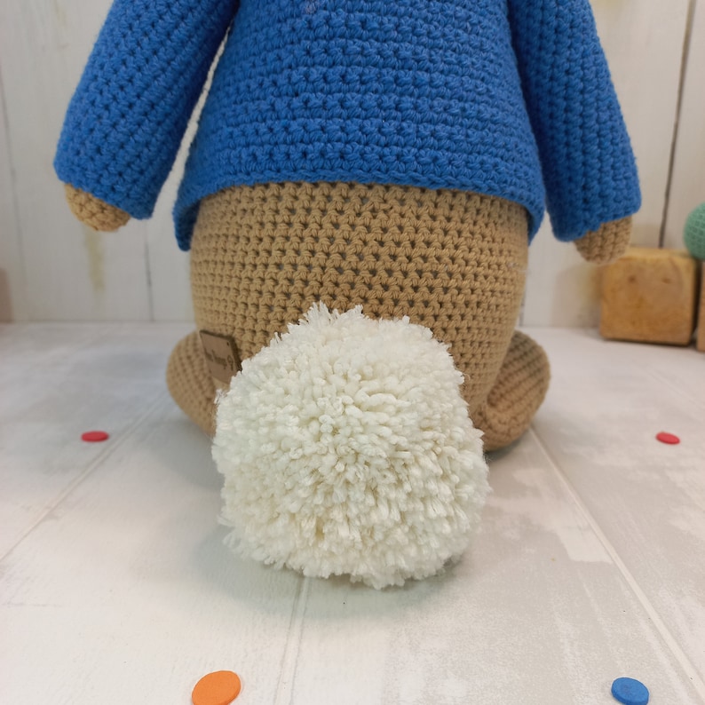 Large Peter Rabbit Crochet Pattern Amigurumi Rabbit - Etsy