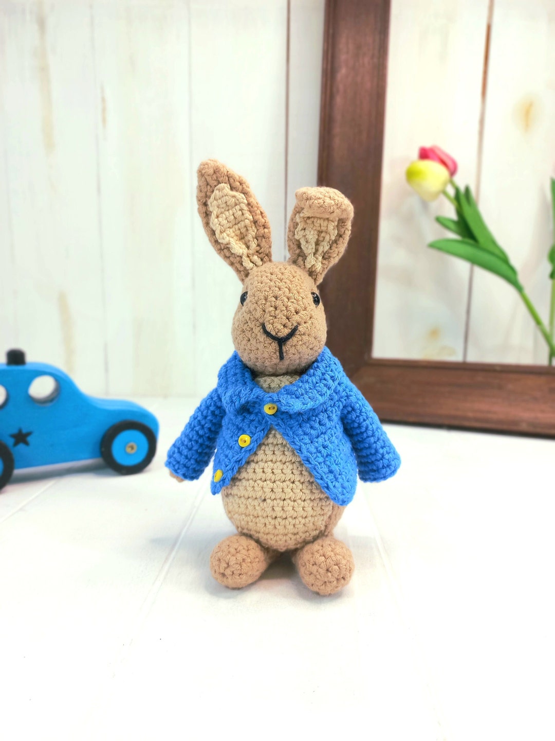 Small - Peter Rabbit Crochet Pattern, Amigurumi Pattern, Amigurumi ...