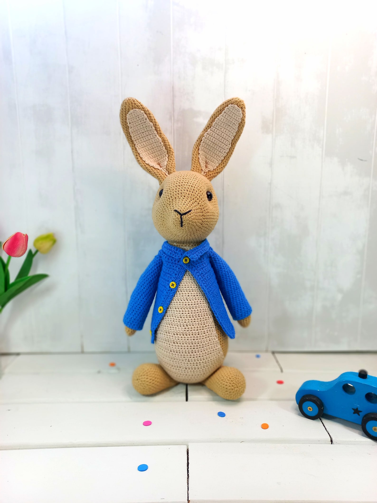 Large Peter Rabbit Crochet Pattern, Amigurumi Rabbit Pattern, Peter ...
