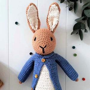 Medium - Peter Rabbit Crochet Pattern, Amigurumi Pattern, Amigurumi ...