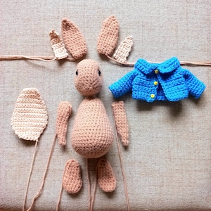 Small - Peter Rabbit Crochet Pattern, Amigurumi Pattern, Amigurumi ...