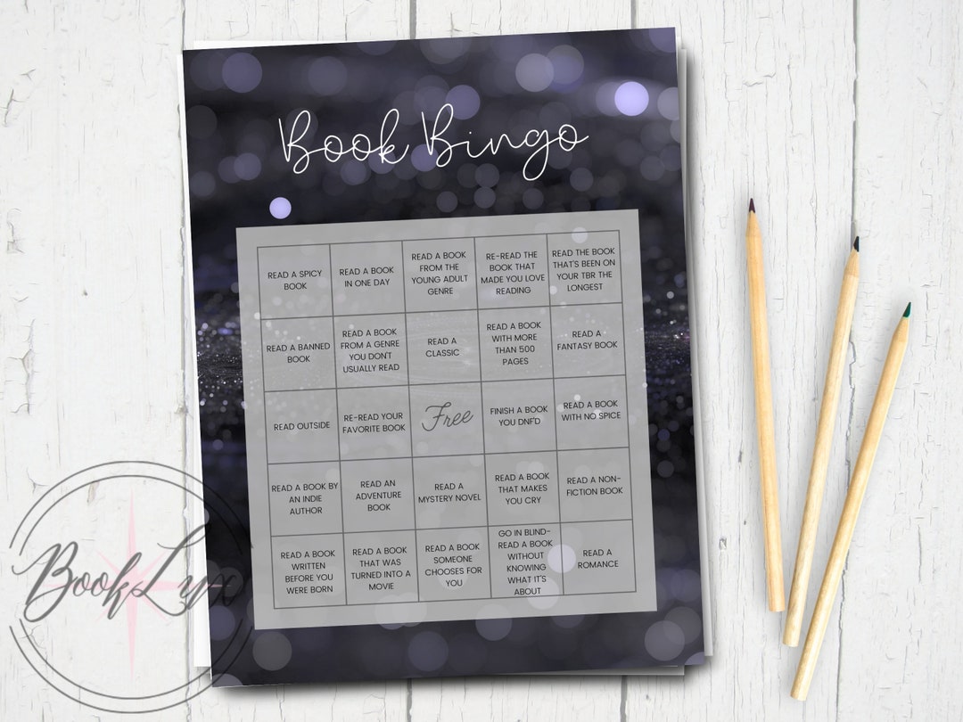 Printable Book Bingo | DIGITAL DOWNLOAD | Booktok Book Bingo ...