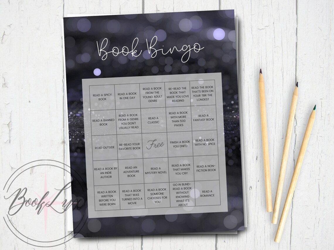 Printable Book Bingo DIGITAL DOWNLOAD Booktok Book Bingo | Etsy