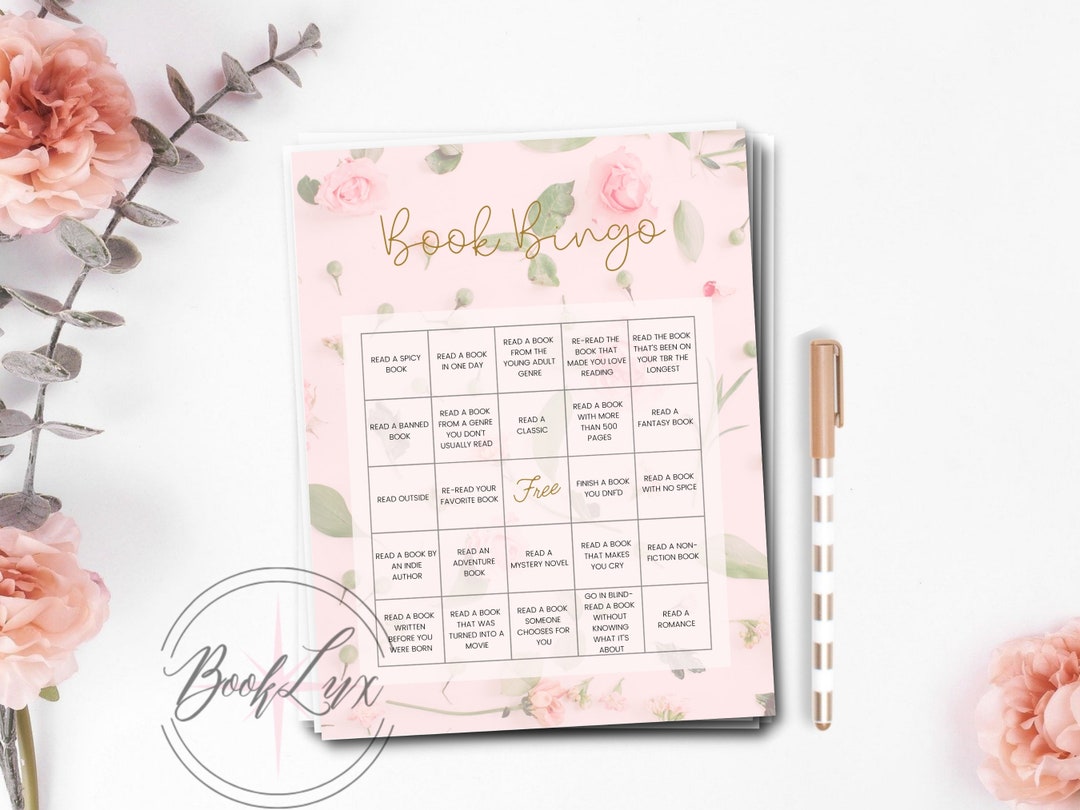 Printable Book Bingo | DIGITAL DOWNLOAD | Booktok Book Bingo ...