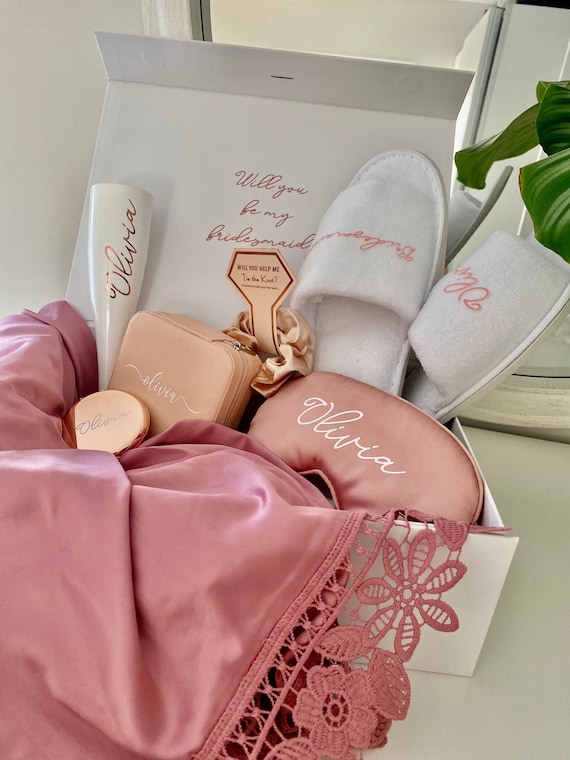 Personalised Filled Bridesmaid Proposal Box Will You Be My - Etsy UK