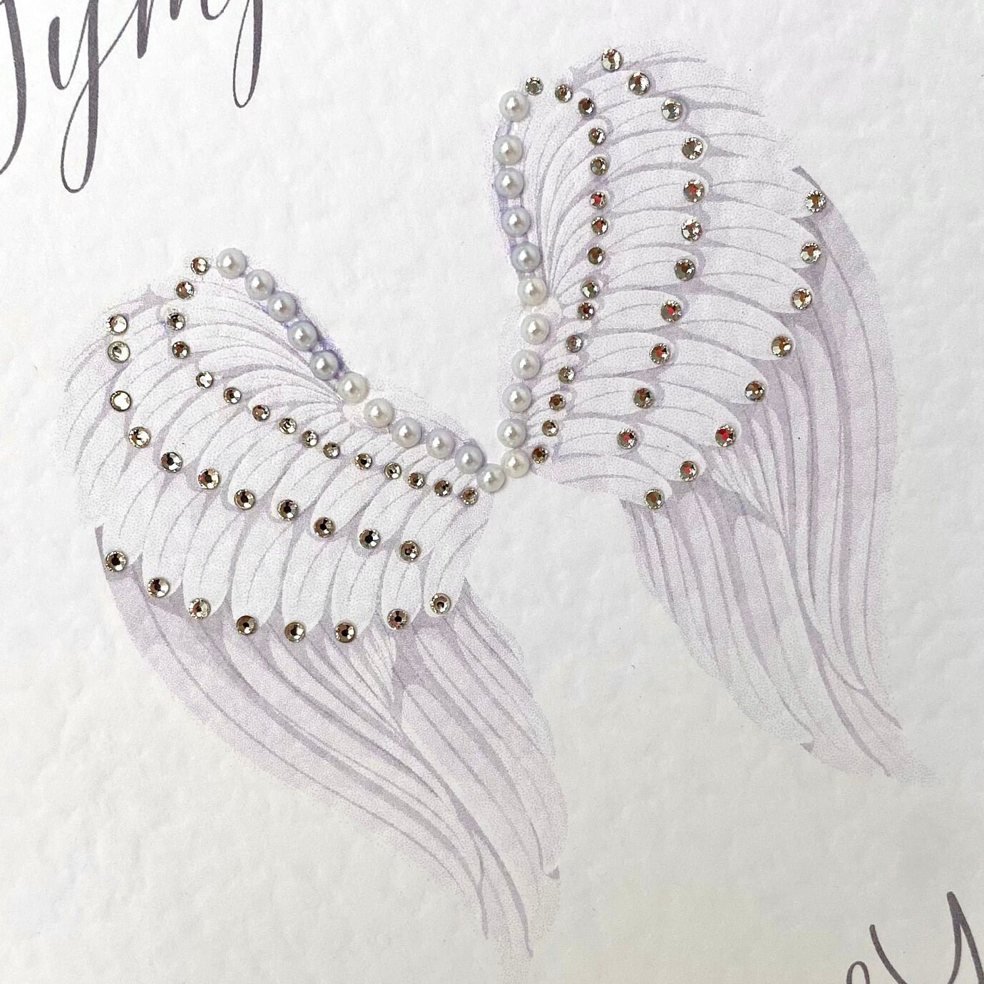 Angel Wings Sympathy Card, Thinking of You, With Deepest Sympathy Card ...