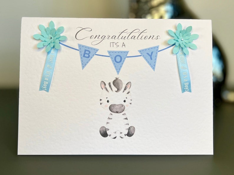 Handmade Its A Boy Card Congratulations It's A Boy Card - Etsy