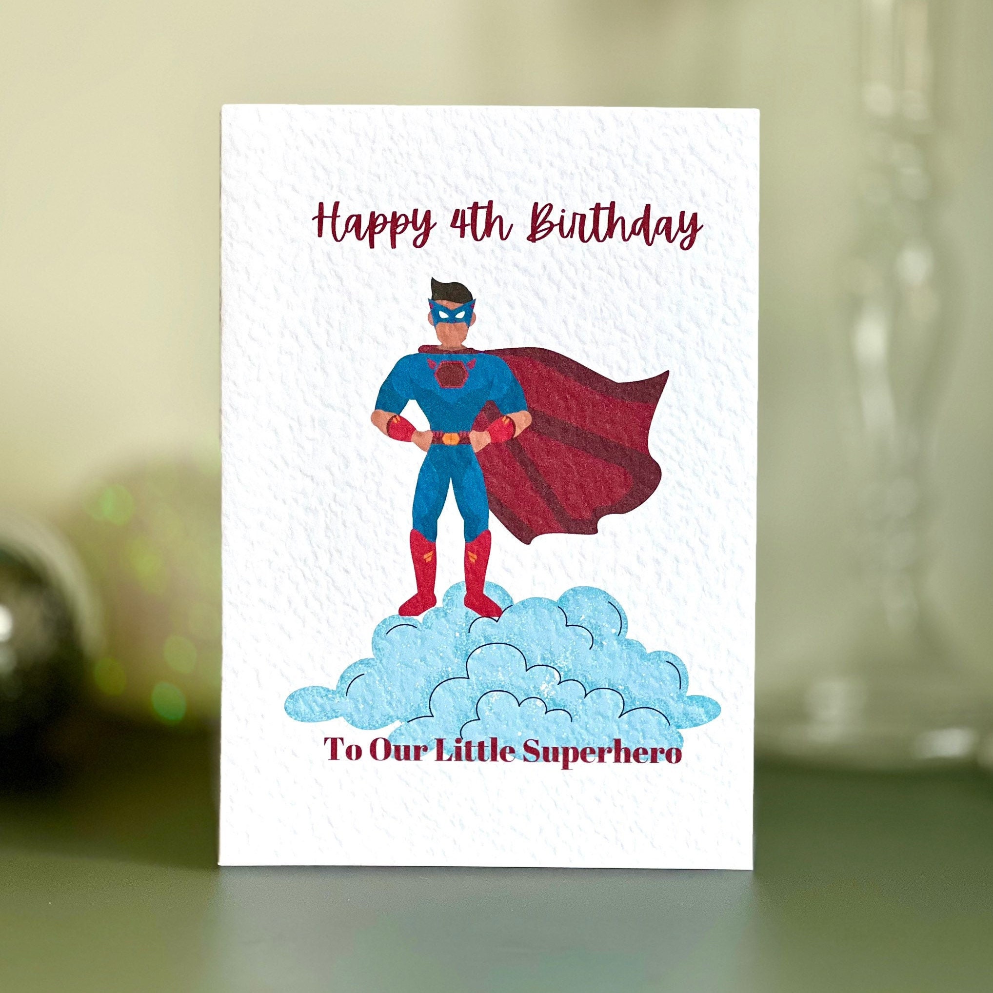 Superman Happy Birthday Card