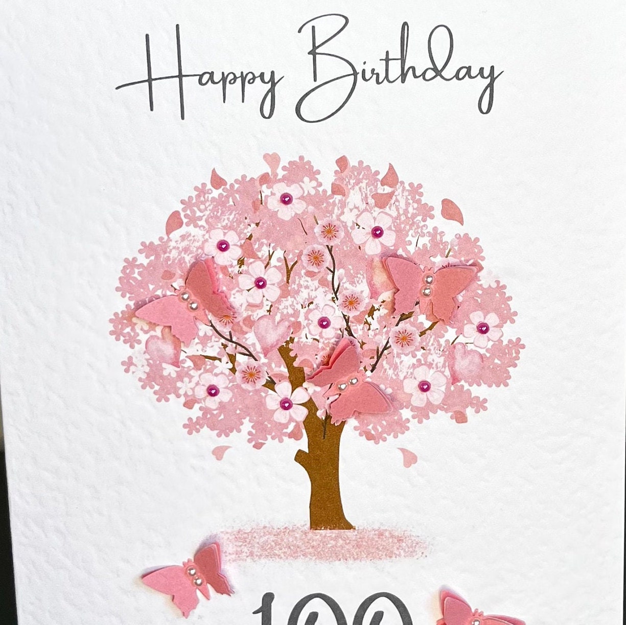 100th Birthday Card Happy 100th Birthday Card 100th Card - Etsy