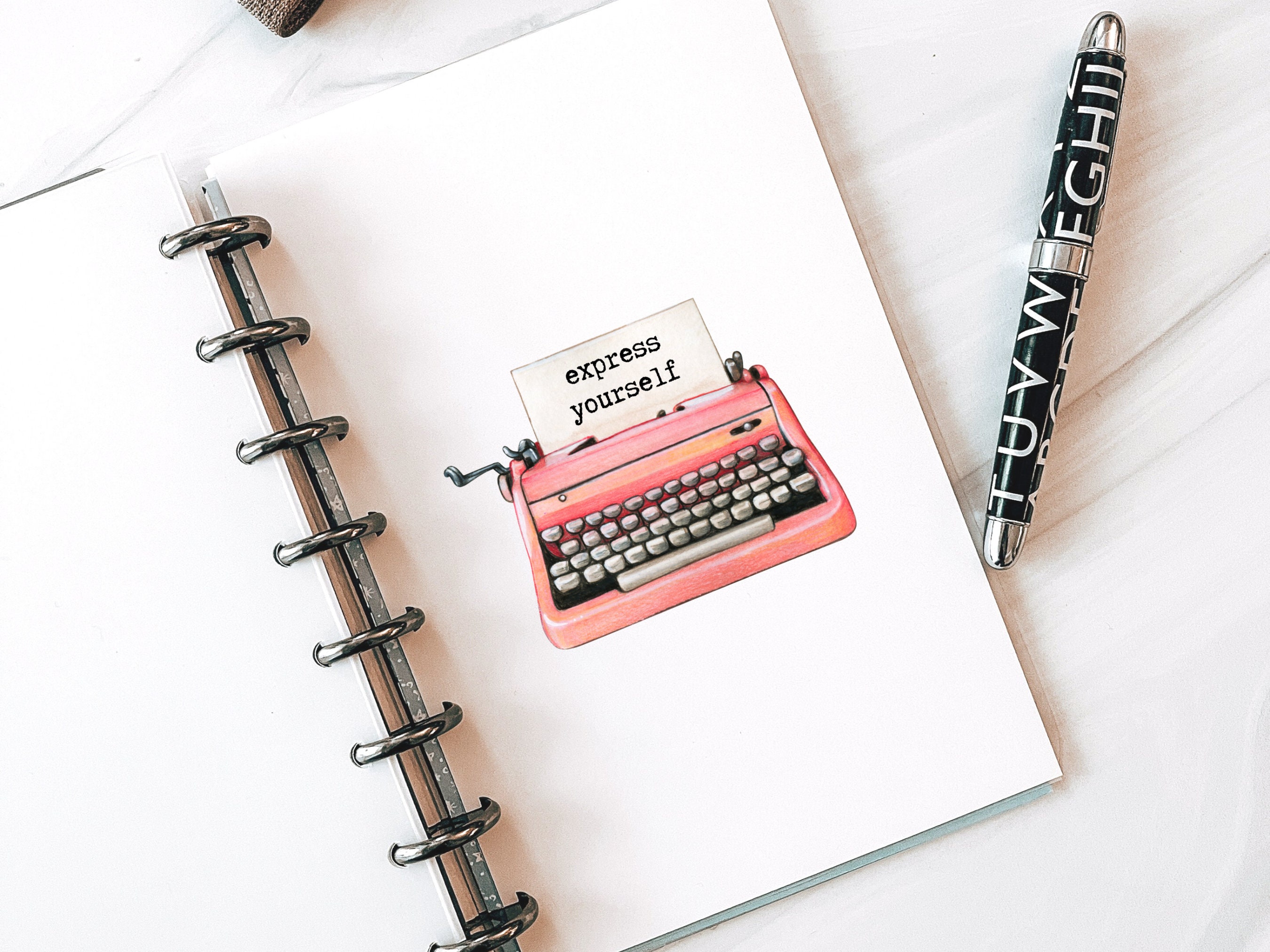 Vintage Typewriter Dashboards 2 Sets Journal Cover - Etsy