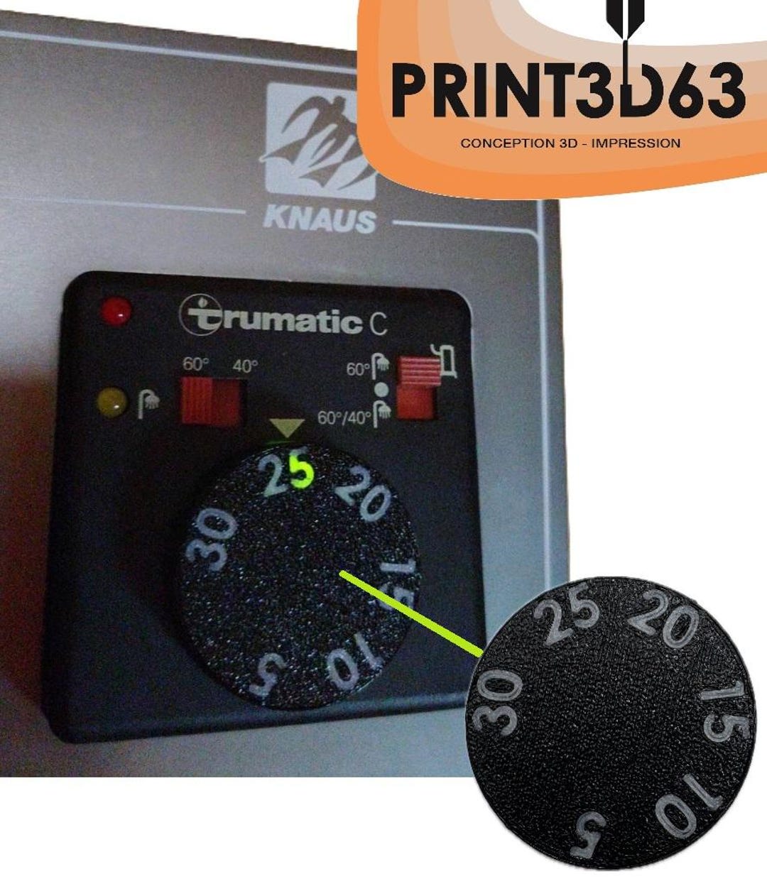 Truma Trumatic C1 Button Made in France / Trumatic Regulator Control - Etsy