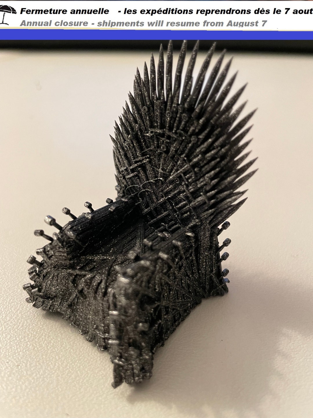 Iron Throne Game of Thrones Got - New - Etsy