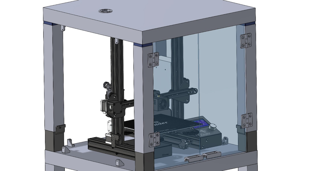 Enclosure ENDER 3 / Pro IKEA Lack - Custom Enclosure / Casing - STL ...
