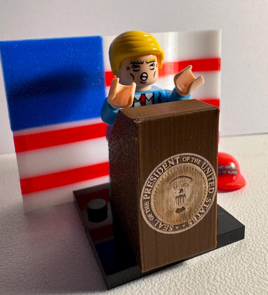 Donald TRUMP Custom LEGO __ USA - Etsy
