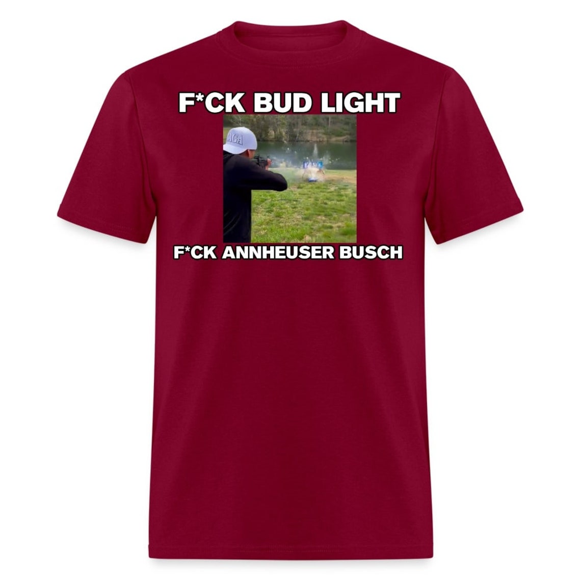 Kid Rock Fck Bud Light and Fck Anheuser Busch, Funny Meme T-shirt Joke ...
